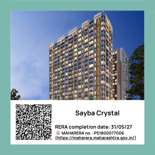 Sayba Crystal | Premium 1 BHK flat in Kurla East