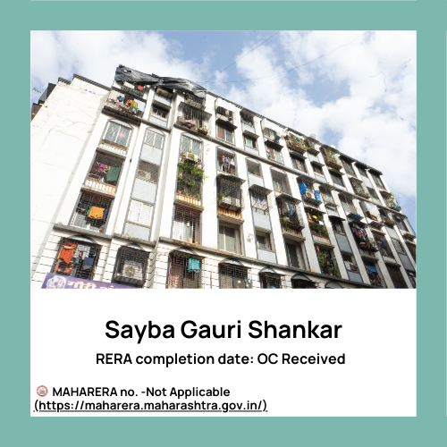 Sayba Gauri Shankar | 2 BHK Flat in Kurla West for Your Family